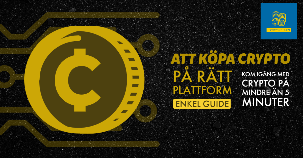Var ska man köpa krypto? Välj rätt hemsida!